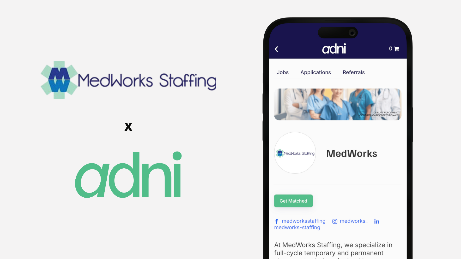 MedWorks Posts Jobs on Adni, the First AI-Powered Super App for ...