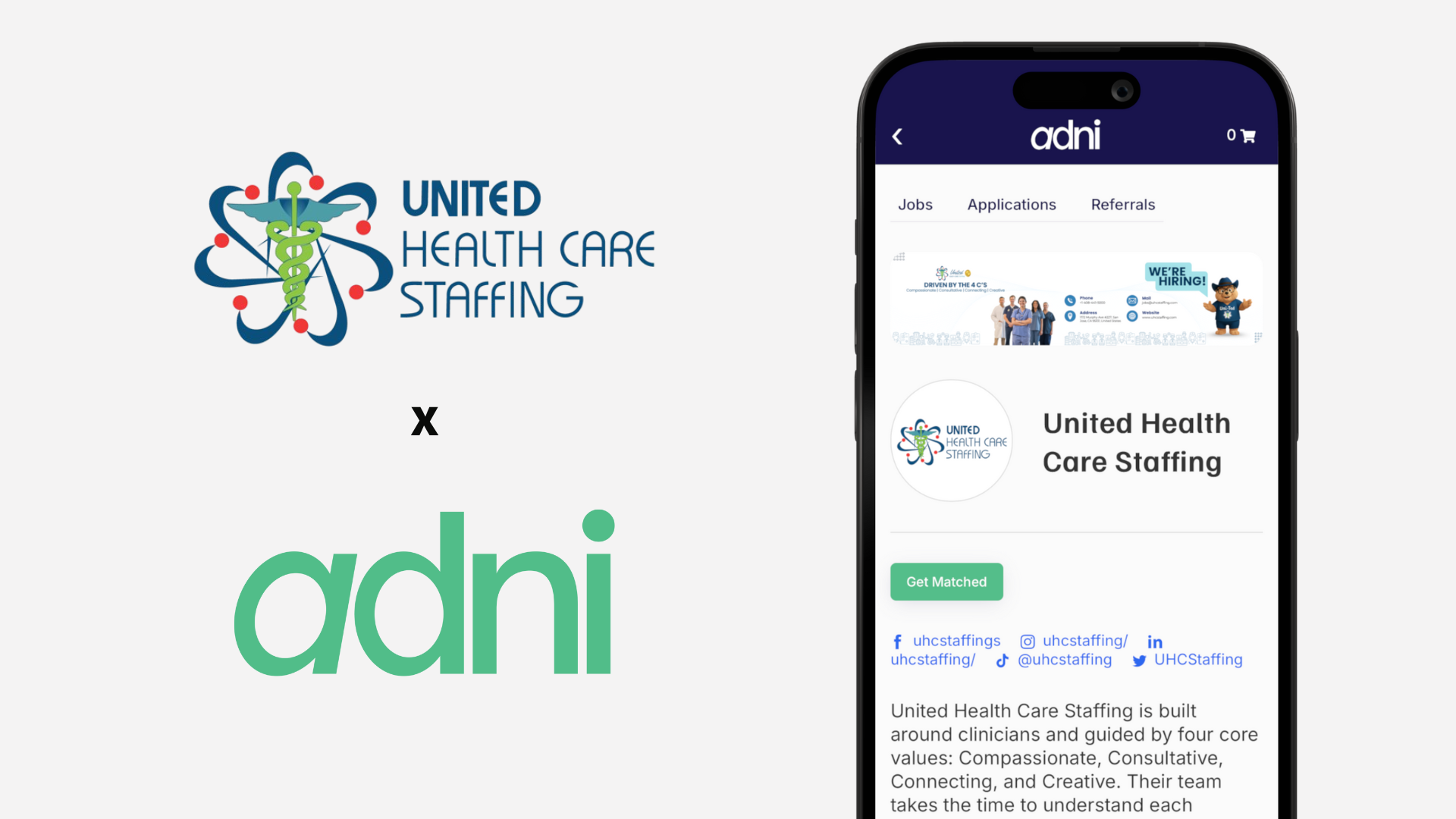 United Health Care Staffing launches on Adni, the AI career platform ...